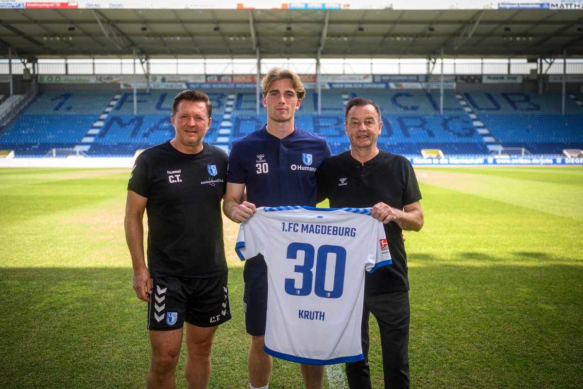 Noah Kruth verlängert vorzeitig beim FCM: 1. FC Magdeburg