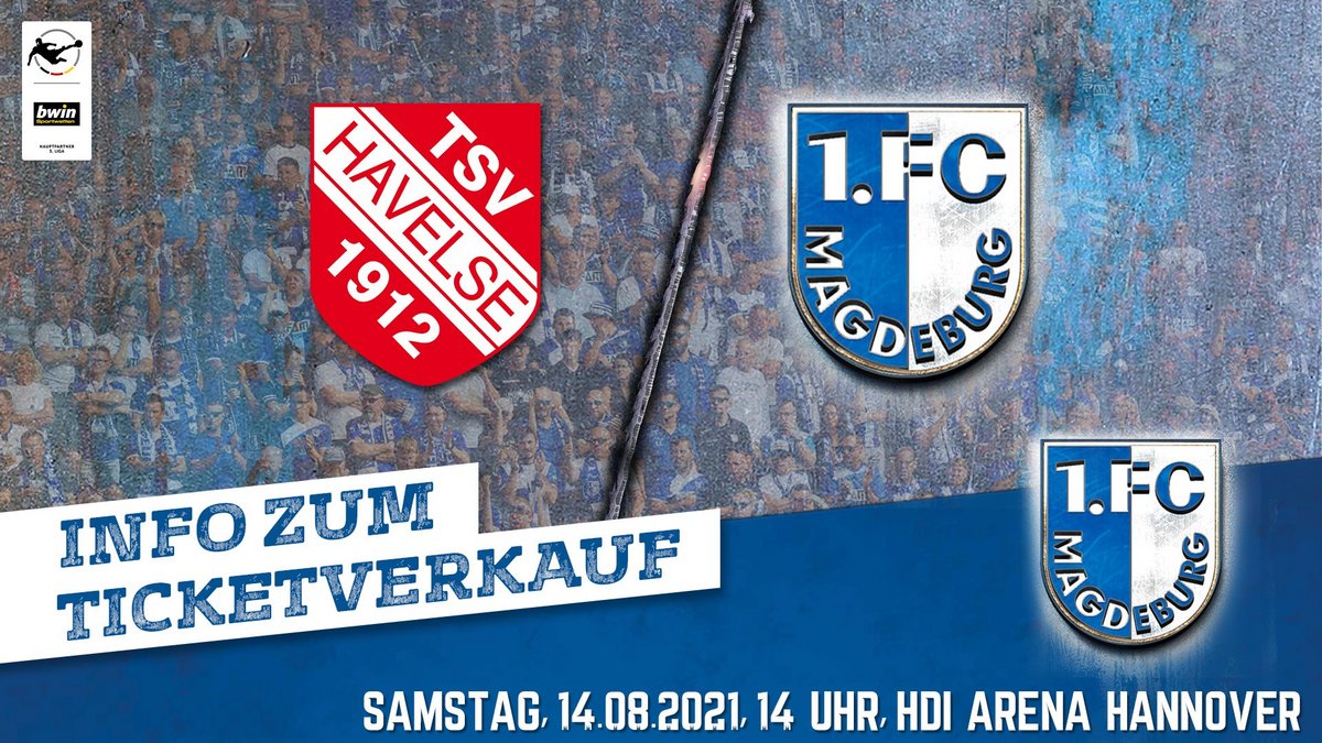 Havelse-Tickets verfügbar: 1. FC Magdeburg
