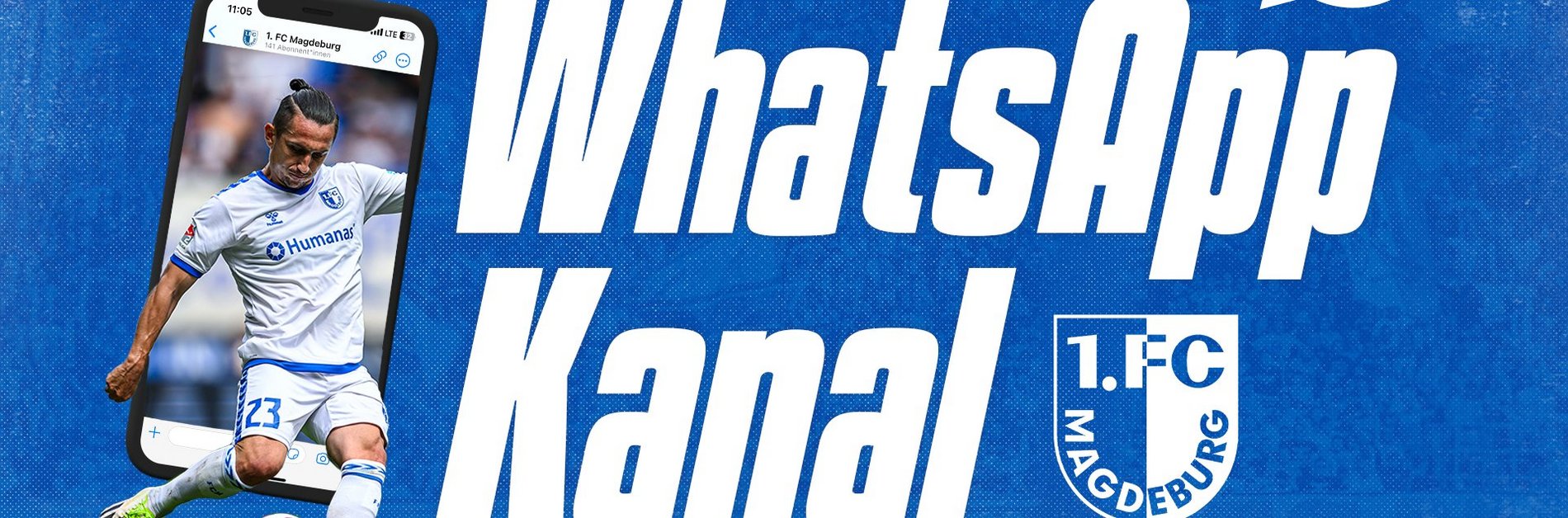 Folgt dem FCM bei WhatsApp: 1. FC Magdeburg