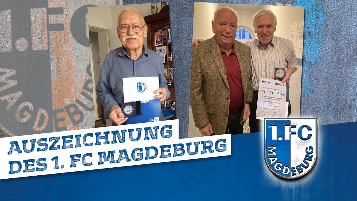 Retschlag und Walter ausgezeichnet: 1. FC Magdeburg