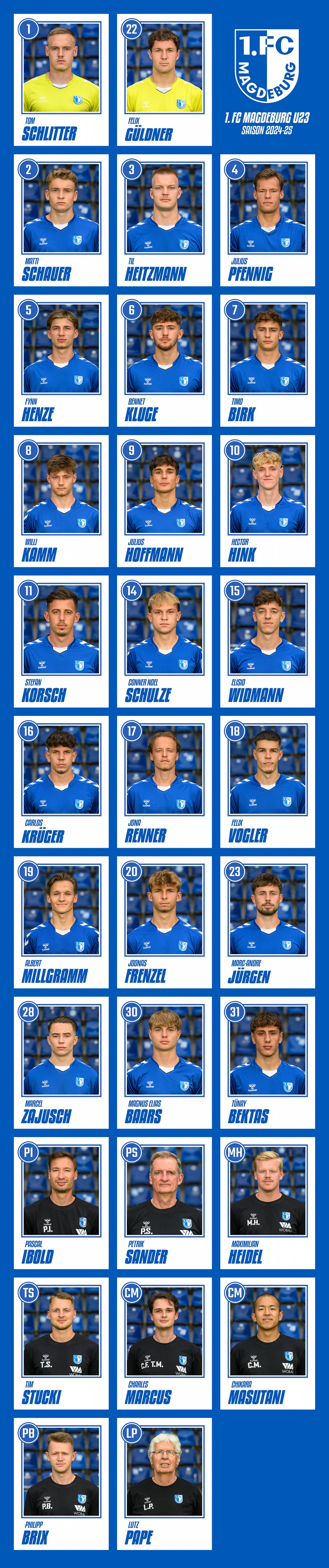 Infos/Kader: 1. FC Magdeburg