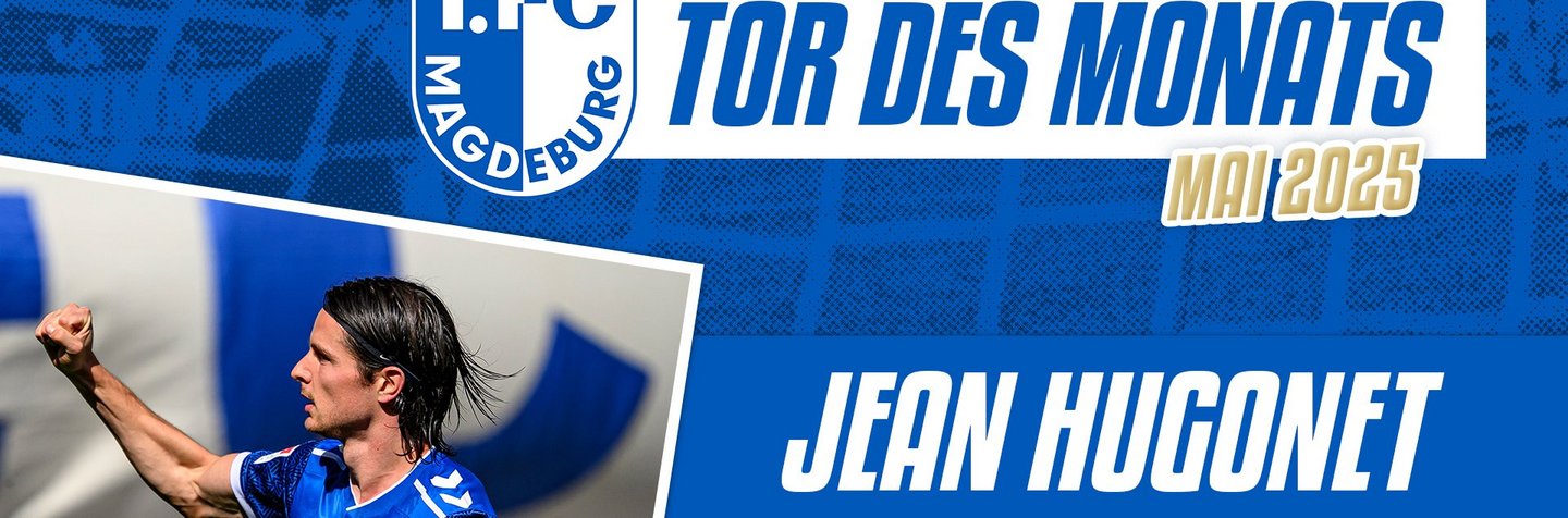 Hugonet erzielt FCM-Tor des Monats Mai: 1. FC Magdeburg