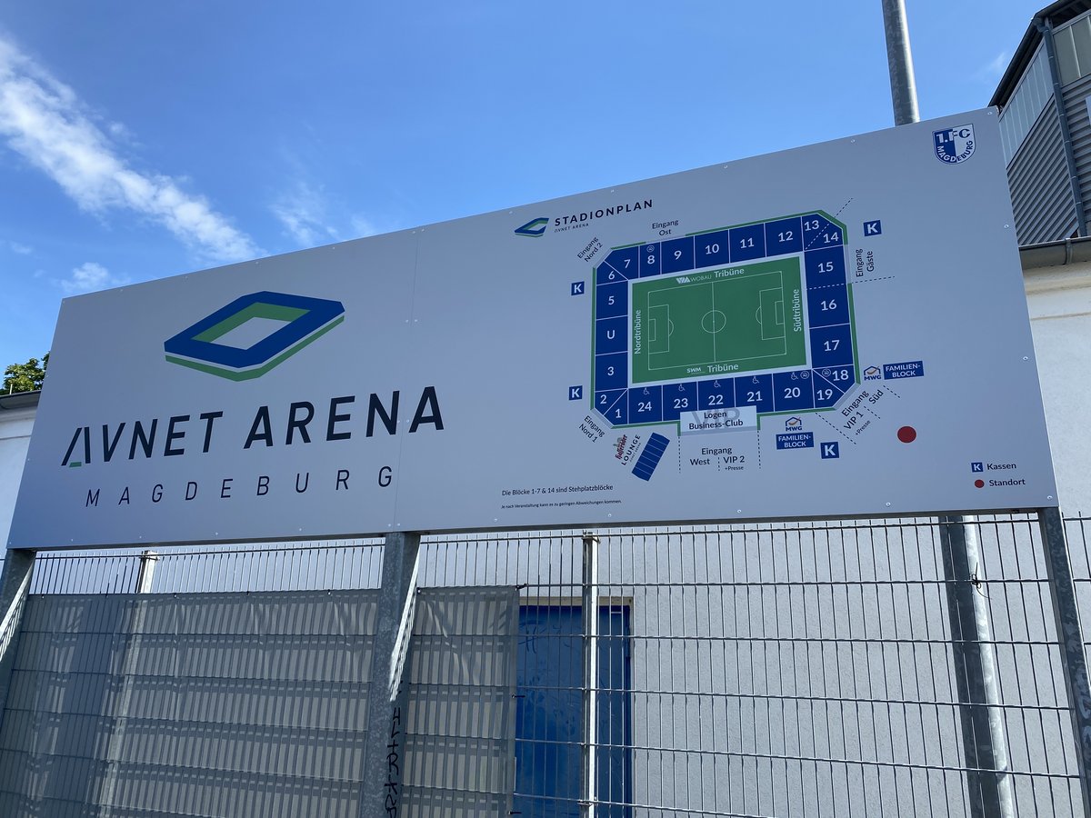 Anreise und Parken: 1. FC Magdeburg